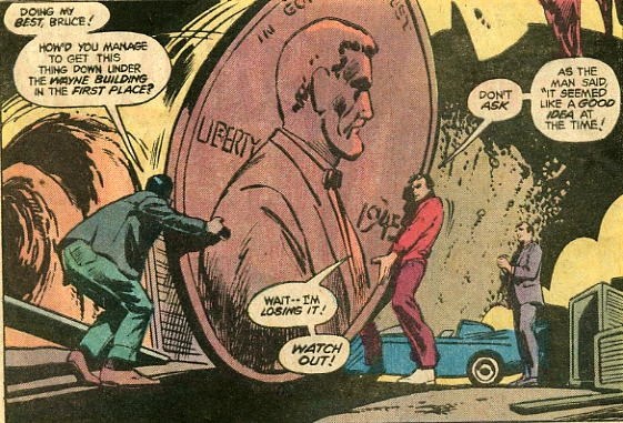 Why Does Batman Have a Giant Penny in the Batcave? The Curious Story ...